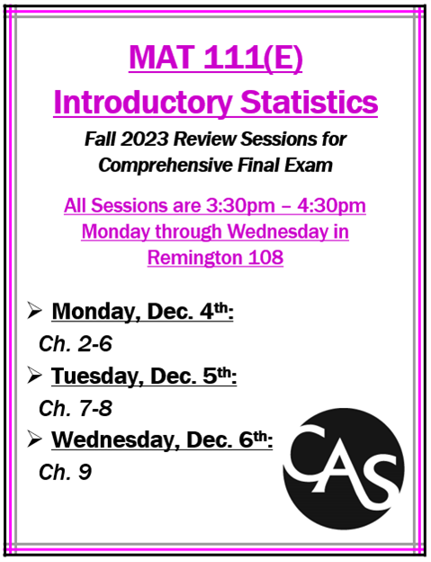 Final Exam Reviews – Center for Academic Support